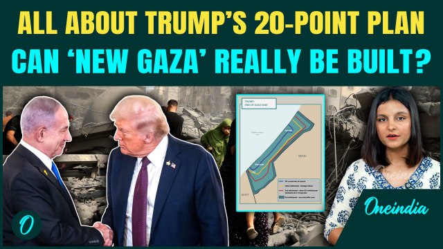Trump’s 20-Point Gaza Masterplan EXPLAINED: Birth of 'New Gaza' & End ...