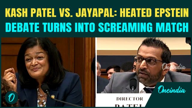 FULL Video: FBI’s Kash Patel, Rep. Jayapal WILD Fight Over Epstein ...