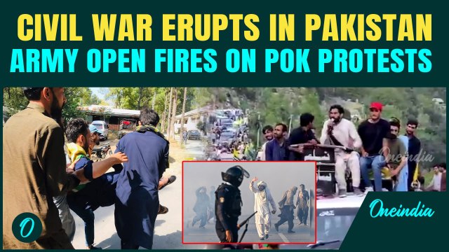 Civil War Erupts in Pakistan: Army Opens Fire on POK Civilians,8 Killed ...