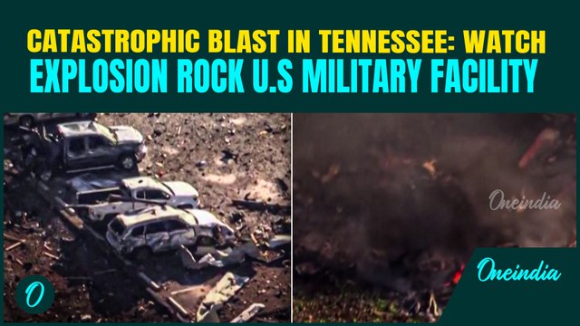 Moment SHOCKING EXPLOSION Rips Through Tennessee: US Military Facility ...