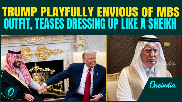 Trump JOKES He Wants to ‘Dress Like a Sheikh’ in BIG MEET With MBS ...