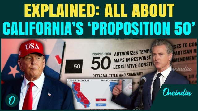 Newsom’s BIGGEST WEAPON against President Trump | California Passes the ‘PROPOSITION 50 ...