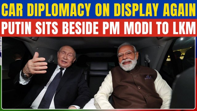 PM Modi-Putin’s Iconic Car Diplomacy Returns! Putin Rides Beside PM ...