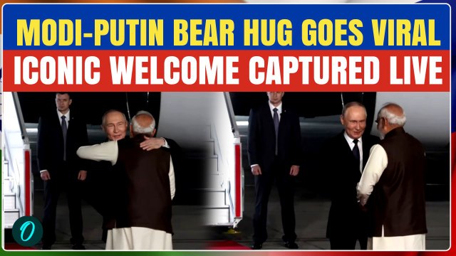 Putin-Modi VIRAL Bear Hug Moment CAPTURED On Cam: Modi EMBRACES ‘Friend ...