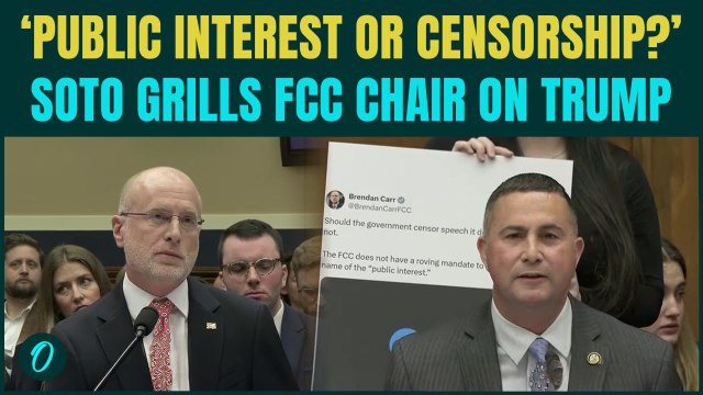 FCC Chair Carr Under FIRE as Soto Questions CRACKDOWN on Trump Satire ...