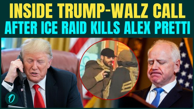 Inside Details of Trump–Walz Call After ICE KILLS Alex Pretti in ...