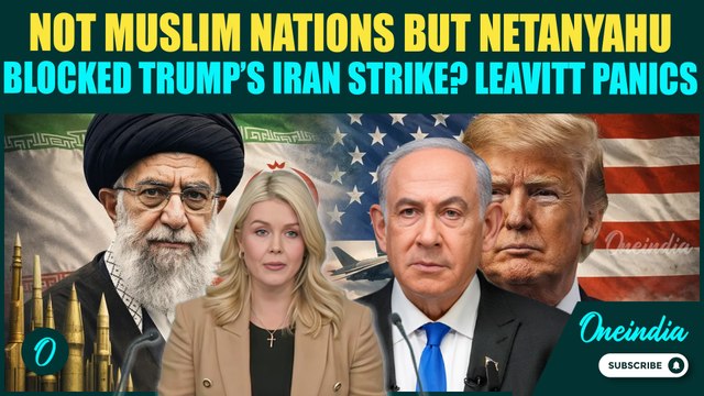 Netanyahu STOPPED Trump From ATTACKING Iran? Leavitt DODGES Question ...