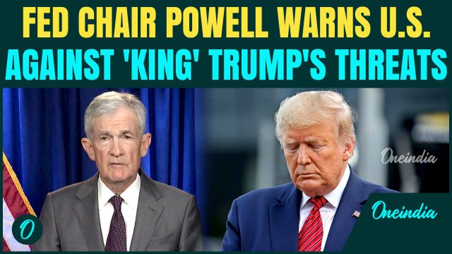 Trump vs Fed Chair: Powell WARNS Trump DOJ Probe Could SHATTER Federal ...