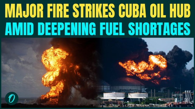 Cuba Fire BREAKING: Huge Blaze HITS Cuba Oil hub as Trump’s Sanctions ...