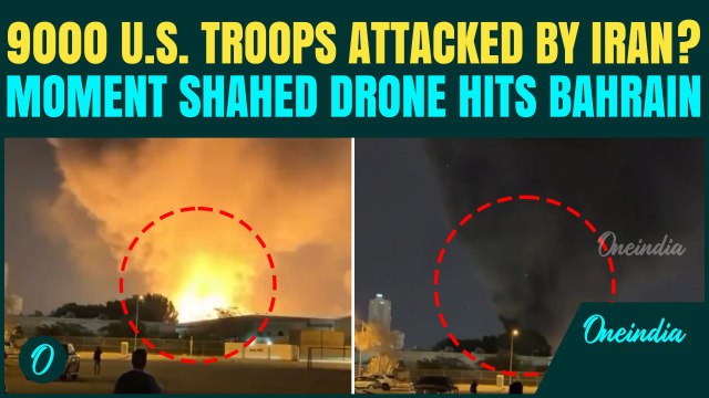 Iran KILLS 9000 plus U.S Troops in Bahrain? Moment Iran’s Shahed Drone ...