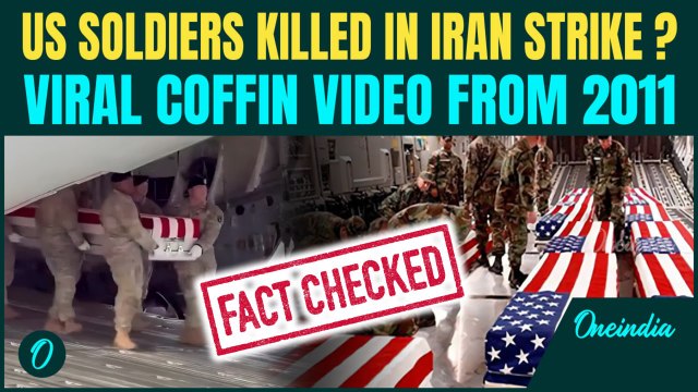 US Soldiers Killed In Iran Strike? Viral Coffin Video Real Or Fake ...