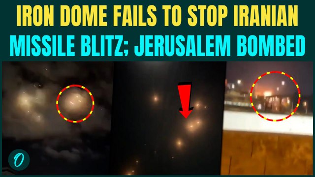 Iran POUNDS Israel’s Jerusalem| CHILLING Moment Iranians Ballistic ...