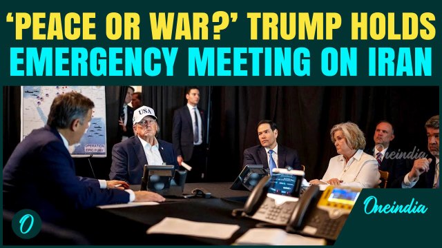 Trump Chairs National Security Meeting on Iran at WH ‘Situation Room ...