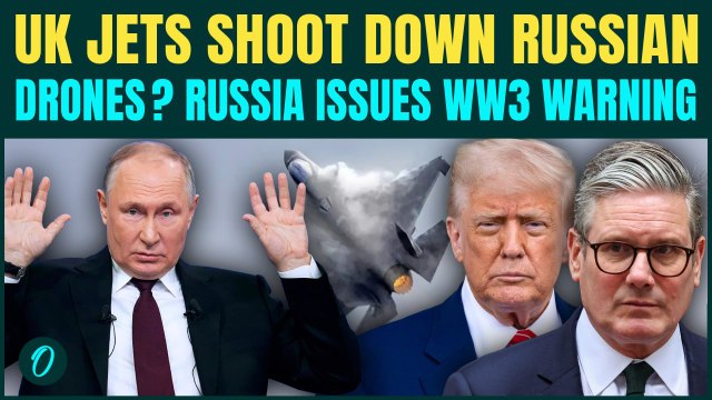 UK Jets Shot Down Russian Drones Over Romania? Russia Decides To BOMB ...