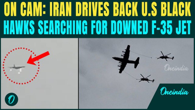 CHILLING VIDEO: Iran SHOOTS U.S BlackHawks Hunting Downed F-35 Pilots ...