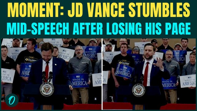 JD Vance Goes Off Script Mid-Speech In Iowa; Viral Moment Sparks Loud ...