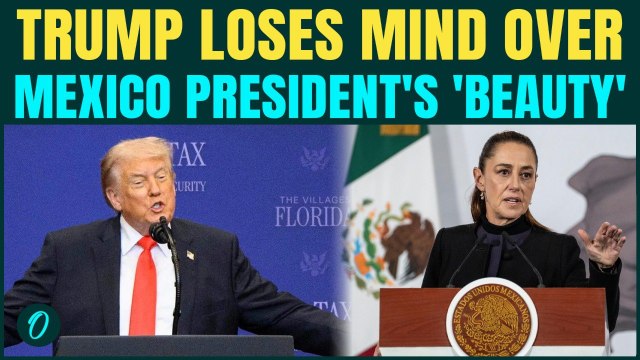 Trump’s Creepy “Beautiful, Sweet…” Remark to Mexico President Sheinbaum ...
