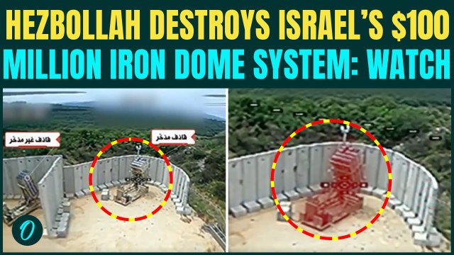 Hezbollah Drone ATTACK Damages $100M Israel IRON DOME System, Multiple ...