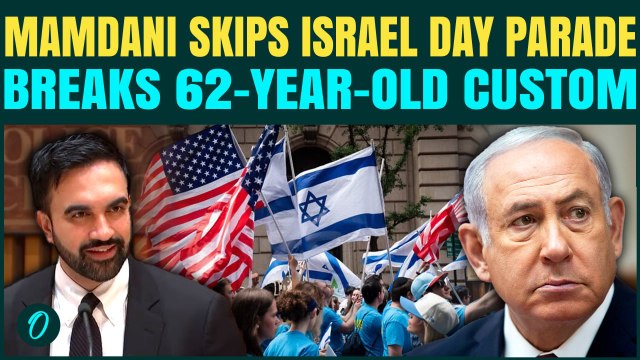 NYC Mayor Zohran Mamdani SNUBS Israel Day Parade | Decades-Old ...