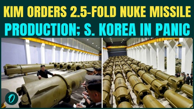 Kim Jong-Un READY To War? ORDERS to Ramp Up 2.5 Fold Missiles ...