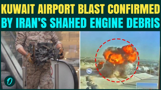 Iran BOMBS Kuwait Airport, CONFIRMED: Shahed-136 Drone WRECKAGE Found ...
