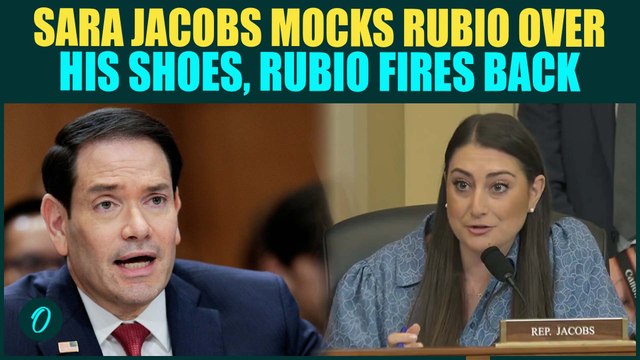 WATCH: Sara Jacobs MOCKS Rubio Over His Shoes; Rubio FIRES BACK, Calls ...