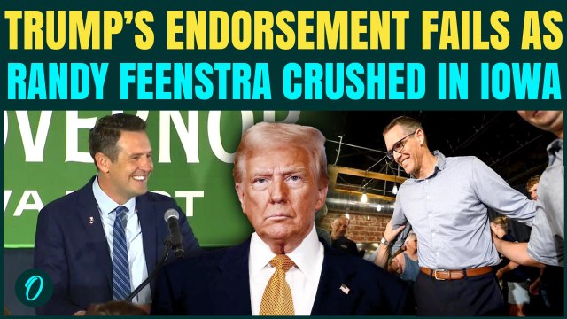 Trump HUMILIATED in Iowa! Randy Feenstra COLLAPSES in Nail-Biter Defeat ...