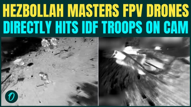 Hezbollah FPV Drone Directly HIT Israeli Troops On Cam; Netanyahu In ...
