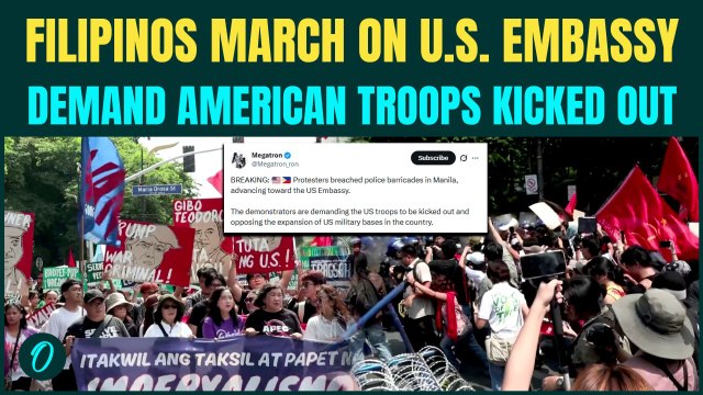 Protesters in Philippines Demand Complete Withdrawal of U.S Troops, End ...