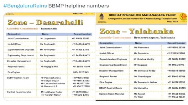 Bengaluru Weather: ಮಳೆಹಾನಿ ಸಮಸ್ಯೆಗೆ ತ್ವರಿತ ಸ್ಪಂದನೆಗೆ ಬಿಬಿಎಂಪಿ ವಲಯವಾರು ಸಹಾಯವಾಣಿ ಪ್ರಕಟ | Bengaluru ...