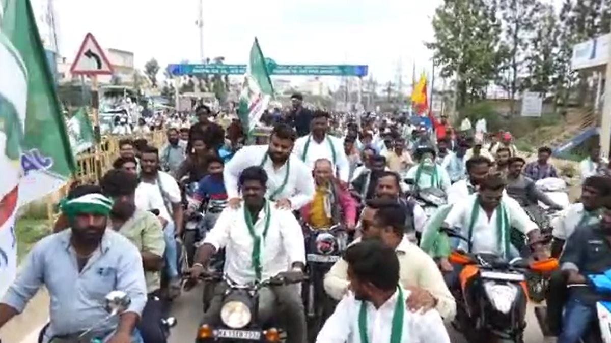 Karnataka election 2023: ಹಾಸನದಲ್ಲಿ ಬೈಕ್‌ ರ್‍ಯಾಲಿ ಮೂಲಕ ಬಿಜೆಪಿಗೆ ಠಕ್ಕರ್ ...