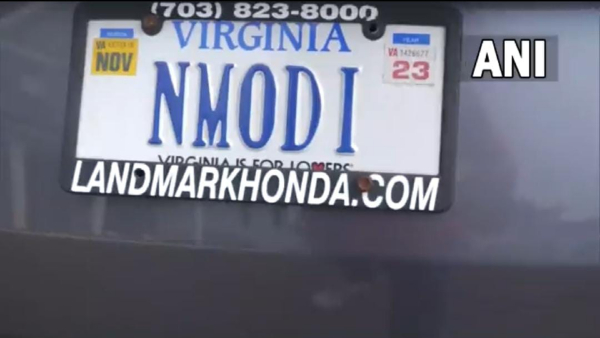 Narendra Modi: ಕಾರಿನ ಪ್ಲೇಟ್‌ನಲ್ಲಿ ಮೋದಿ ಹೆಸರು; ಅಮೆರಿಕದಲ್ಲಿ ಭಾರತೀಯನ ವಿಶೇಷ ...