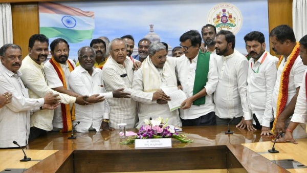 Cauvery issue: ಸಿದ್ದರಾಮಯ್ಯಗೆ ಹಕ್ಕೊತ್ತಾಯ ಸಲ್ಲಿಸಿದ ಮುಖಂಡರು | Cauvery ...