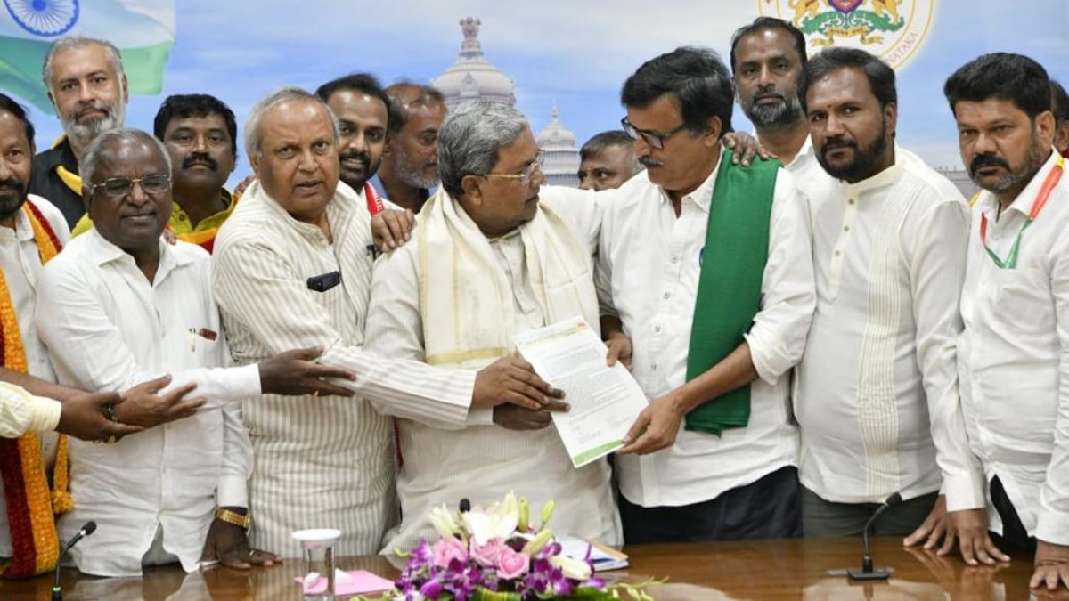 Cauvery issue: ಸಿದ್ದರಾಮಯ್ಯಗೆ ಹಕ್ಕೊತ್ತಾಯ ಸಲ್ಲಿಸಿದ ಮುಖಂಡರು | Cauvery ...