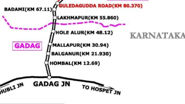 ಕರ್ನಾಟಕದಲ್ಲಿ 55 ರೈಲ್ವೆ ನಿಲ್ದಾಣ ಅಭಿವೃದ್ಧಿ: 'ಗದಗ ರೈಲು ನಿಲ್ದಾಣ' ಕಾಮಗಾರಿ ...