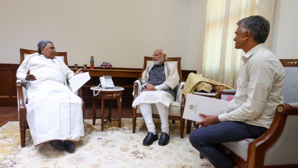 Siddaramaiah To Meet Modi: ಪ್ರಧಾನಿ ನರೇಂದ್ರ ಮೋದಿ ಭೇಟಿಯಾದ ಸಿದ್ದರಾಮಯ್ಯ ...