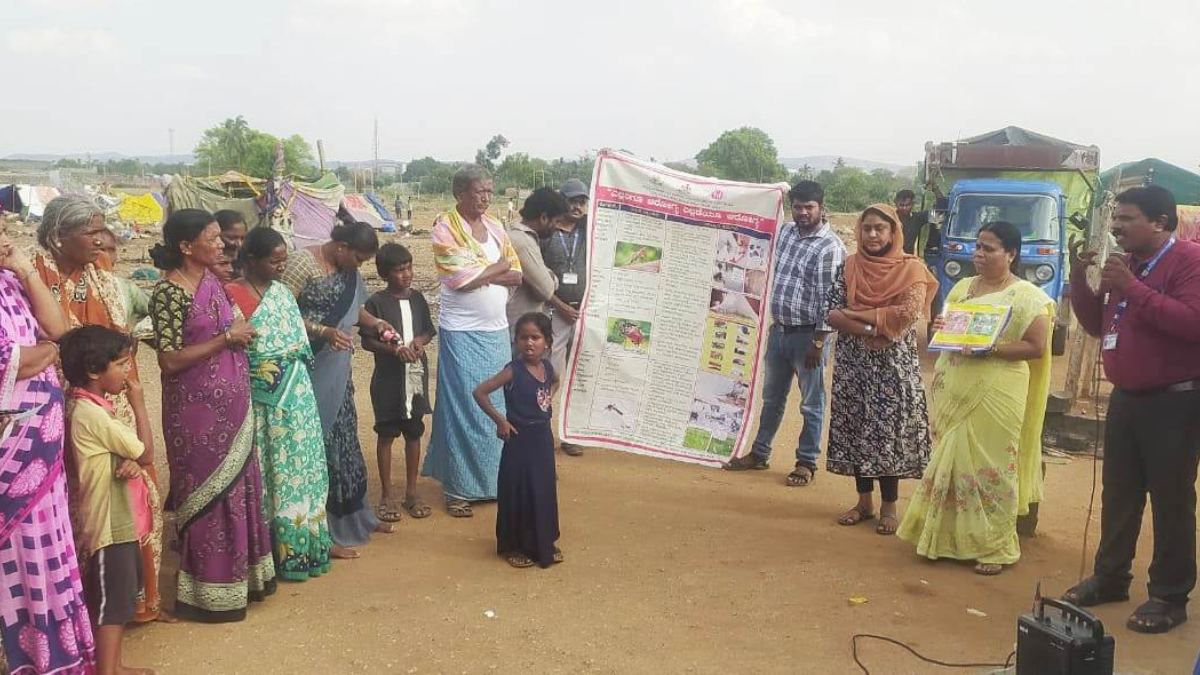 ದಡಾರ-ರೂಬೆಲ್ಲಾ ಬಗ್ಗೆ ಅಲೆಮಾರಿ ಸಮುದಾಯದಲ್ಲಿ ಜಾಗೃತಿಗೆ ಆರೋಗ್ಯ ಇಲಾಖೆ ಪ್ರಯತ್ನ ...