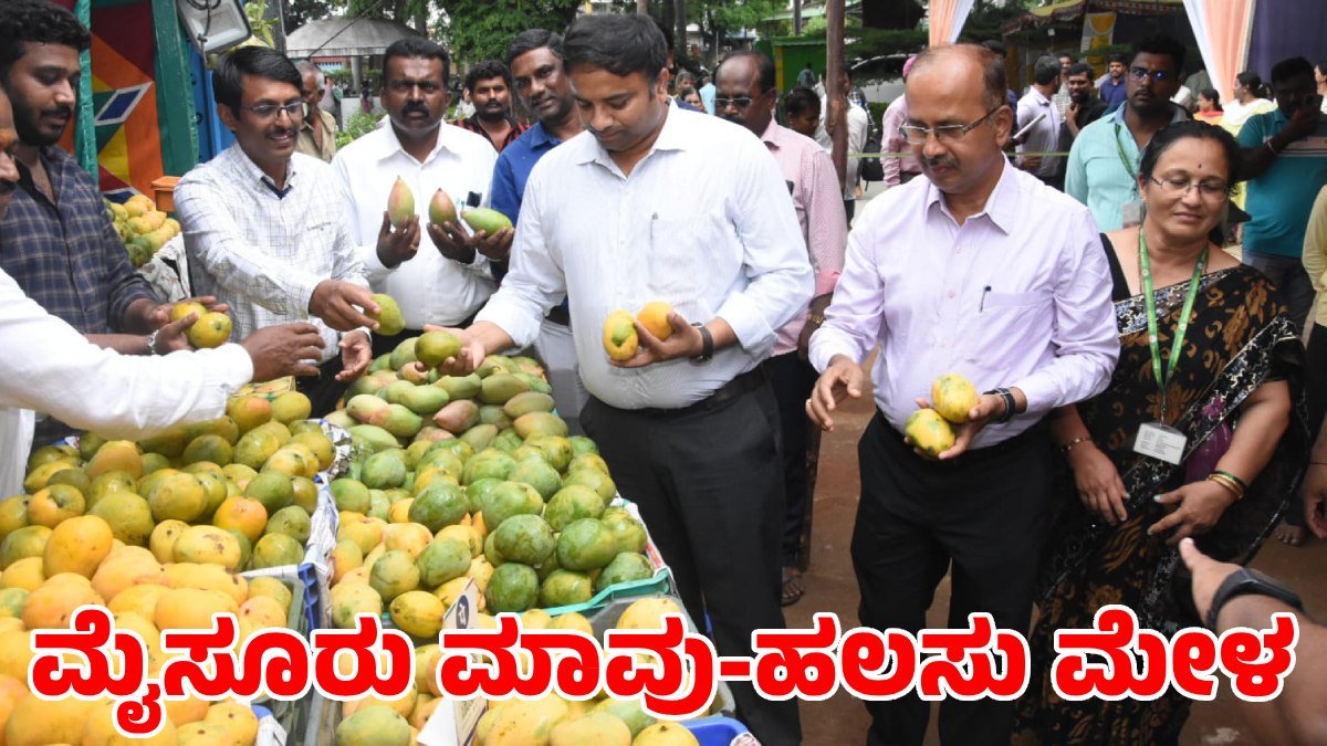 ಮೈಸೂರು: ಮಾವು ಹಲಸು ಮೇಳಕ್ಕೆ ಚಾಲನೆ | Mysuru Mango and Halasu Mela Begins ...