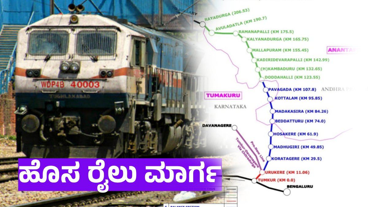 Railway New Line: ನೈಋತ್ಯ ರೈಲ್ವೆಯಿಂದ ಹೊಸ ರೈಲು ಮಾರ್ಗ ಯೋಜನೆ | South ...