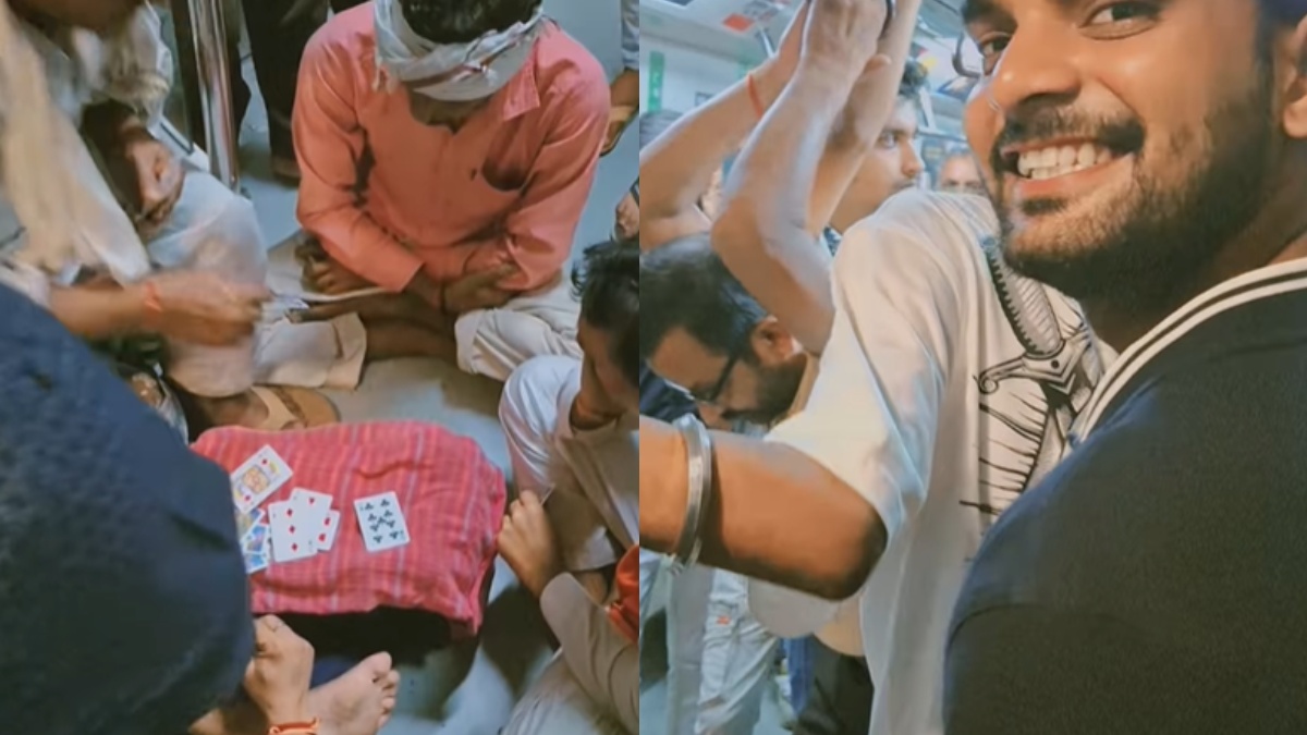 ಇಸ್ಪೀಟ್‌ ಅಡ್ಡೆಯಾದ ಮೆಟ್ರೋ ರೈಲು.. ವಿಡಿಯೋ ಭಾರೀ ವೈರಲ್‌ | Youths group ...