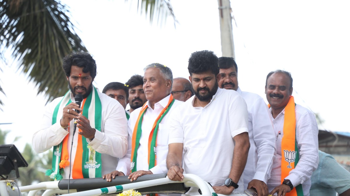 Channapatna By-Election: ಚನ್ನಪಟ್ಟಣದಲ್ಲಿ ನಿಖಿಲ್ ಪರ ಅಬ್ಬರಿಸಿದ ವಿ.ಸೋಮಣ್ಣ ...