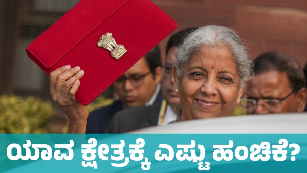 Union Budget 2025: ಕ್ಷೇತ್ರವಾರು ಬಜೆಟ್‌ ಹಂಚಿಕೆ ವಿವರ ತಿಳಿಯಿರಿ | Union ...