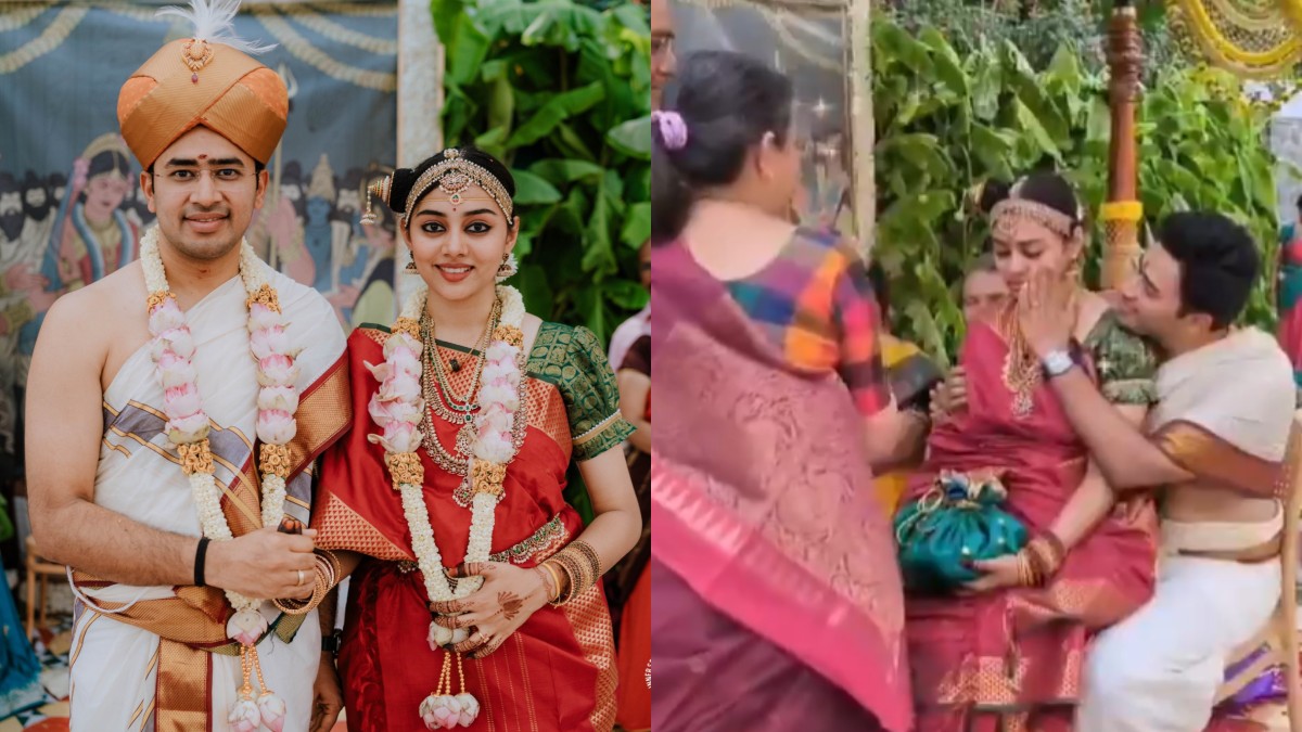 Tejasvi Surya: ಮದುವೆ ಮಂಟಪದಲ್ಲೇ ಕಣ್ಣೀರು ಹಾಕಿದ ತೇಜಸ್ವಿ ಸೂರ್ಯ ಪತ್ನಿ | BJP ...