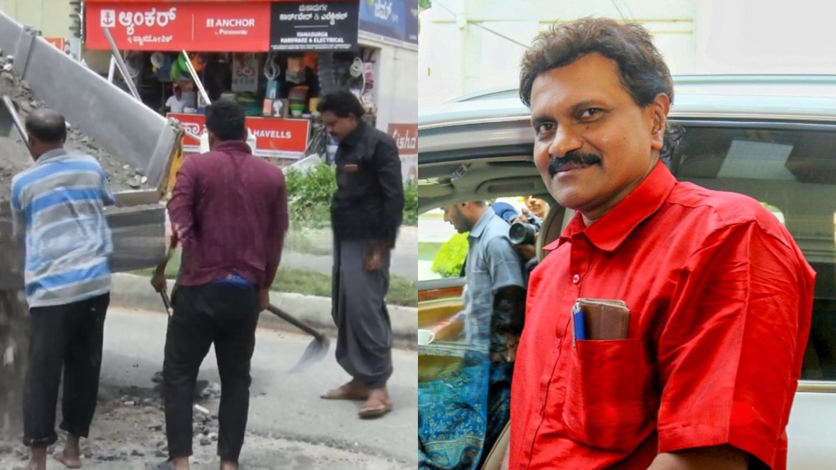 Vinod Raj: ಸ್ವಂತ ಹಣದಲ್ಲಿ ರಸ್ತೆ ಗುಂಡಿ ಮುಚ್ಚಿಸಿದ ನಟ ವಿನೋದ್‌ ರಾಜ್‌ | Actor Vinod Raj Fills Potholes ...