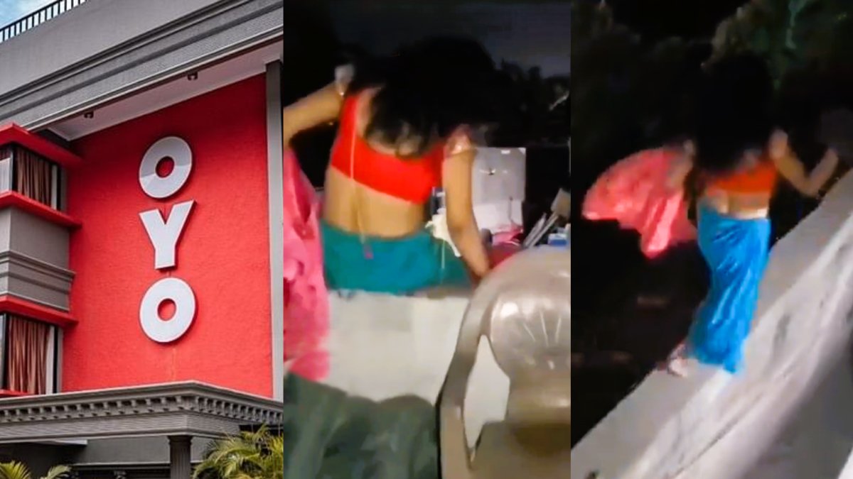 OYO: ಗಂಡ ಬಂದಿದ್ದಕ್ಕೆ ಓಯೋ ರೂಂನಿಂದ ಇದ್ದ ಸ್ಥಿತಿಯಲ್ಲೇ ಕಾಂಪೌಂಡ್‌ ಹಾರಿ ಓಡಿದ ಪತ್ನಿ | Married Woman ...