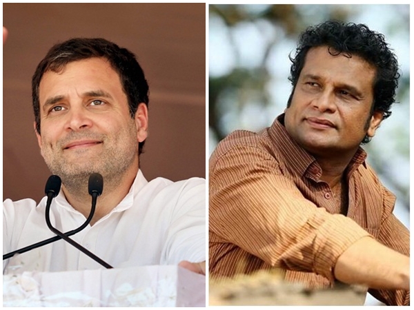 hareesh peradi facebook post supporting rahul gandhi - Malayalam Oneindia