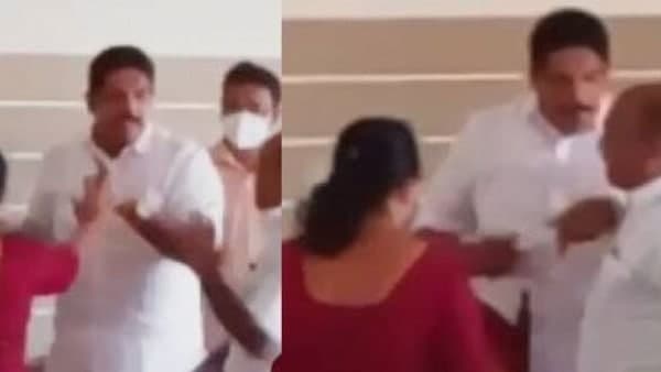 CPM and Kerala Congress M Council Members clash in Pala Municipality ...