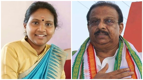 KPCC President K Sudhakaran shows support to Alathur MP Remya Haridas ...