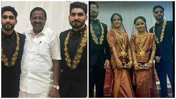 Rajmohan unnithan MP gives explanation on his photo with grooms in ...