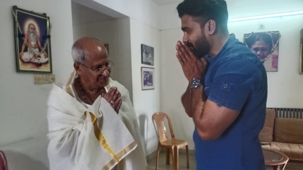 actor Vivek Gopan visits senior BJP leader O Rajagopal: Moments that ...